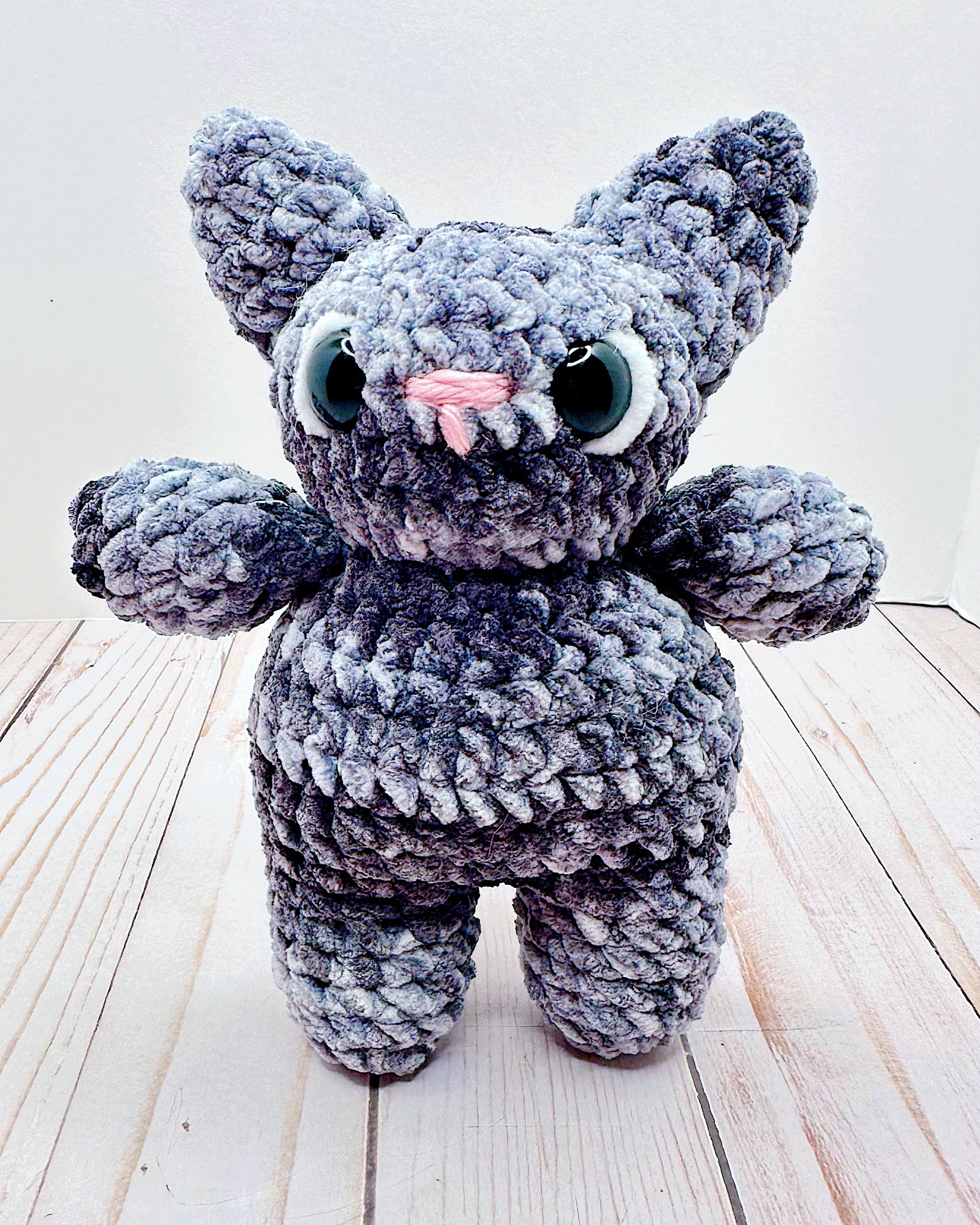 Handmade Crochet Ava the Cat – Angela Design Co.